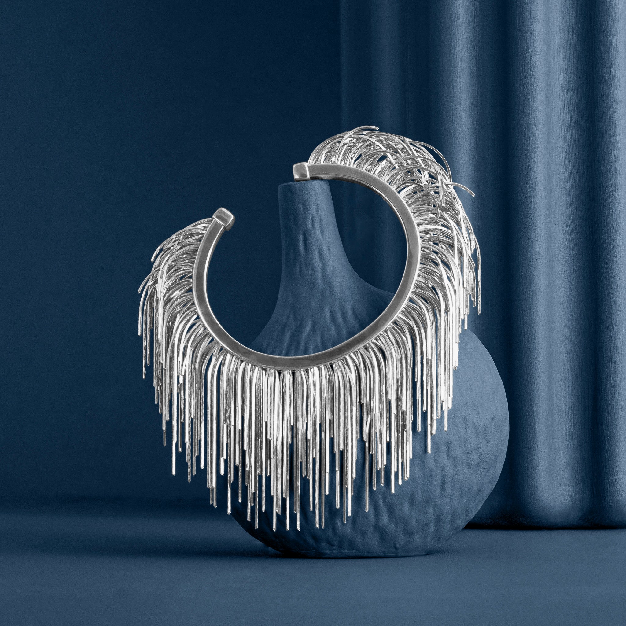 LOEL | SILVER FEATHER CUFF