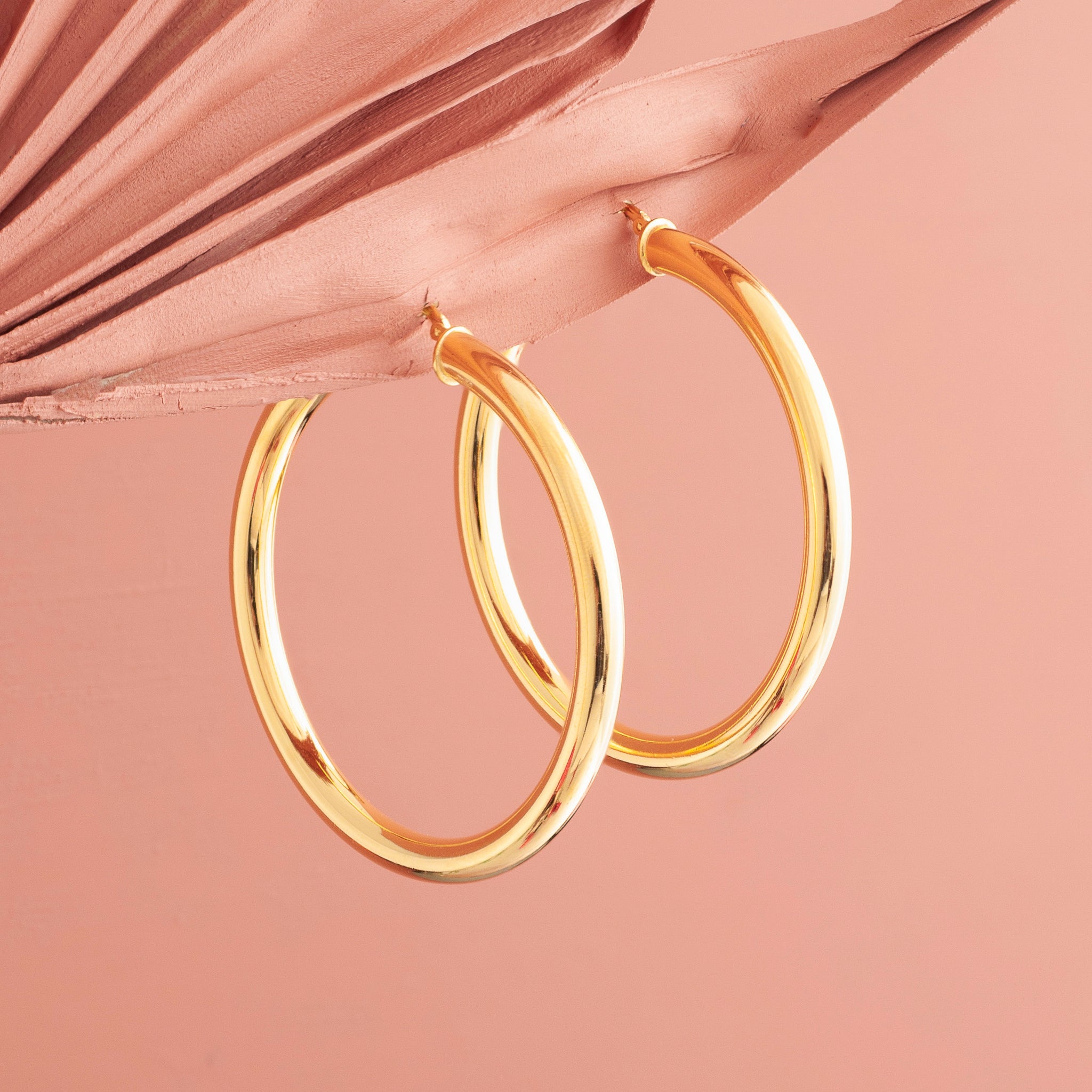 GOLD SUPER HOOPS