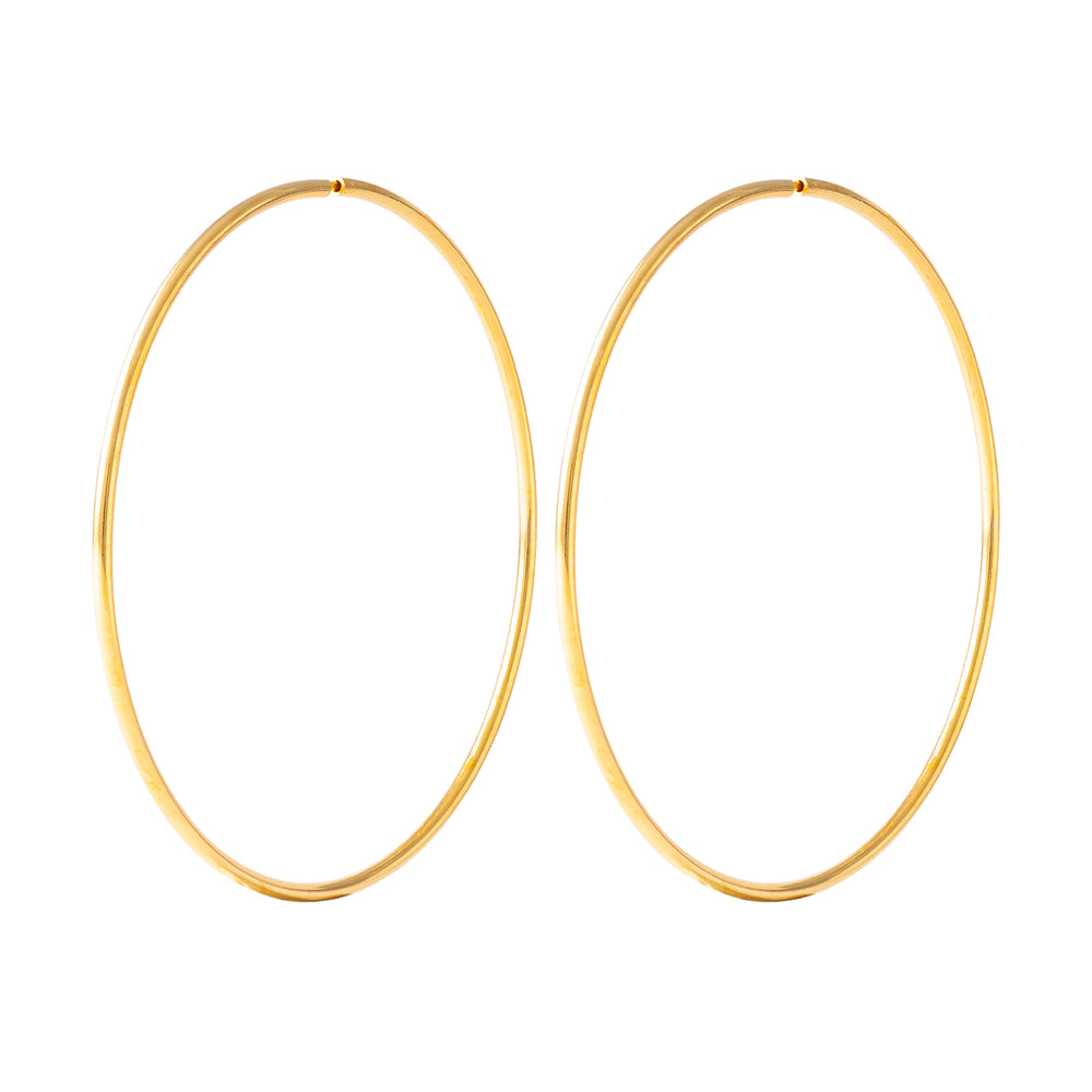 GOLD THREAD HOOPS | LOEL