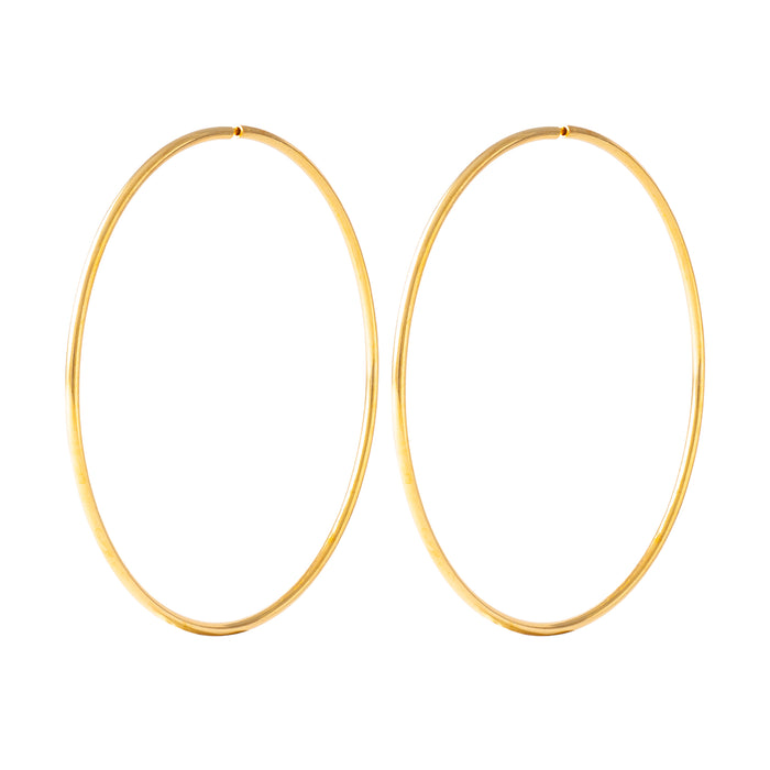 GOLD THREAD HOOPS | LOEL