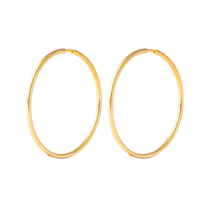 GOLD THREAD HOOPS | LOEL